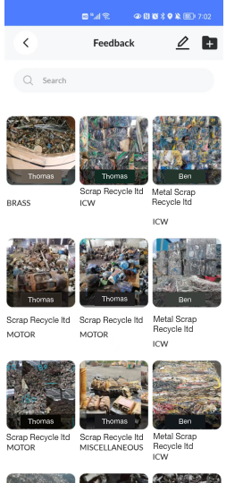 Pictures, supplier, sales No., container No., package type, metallic ...